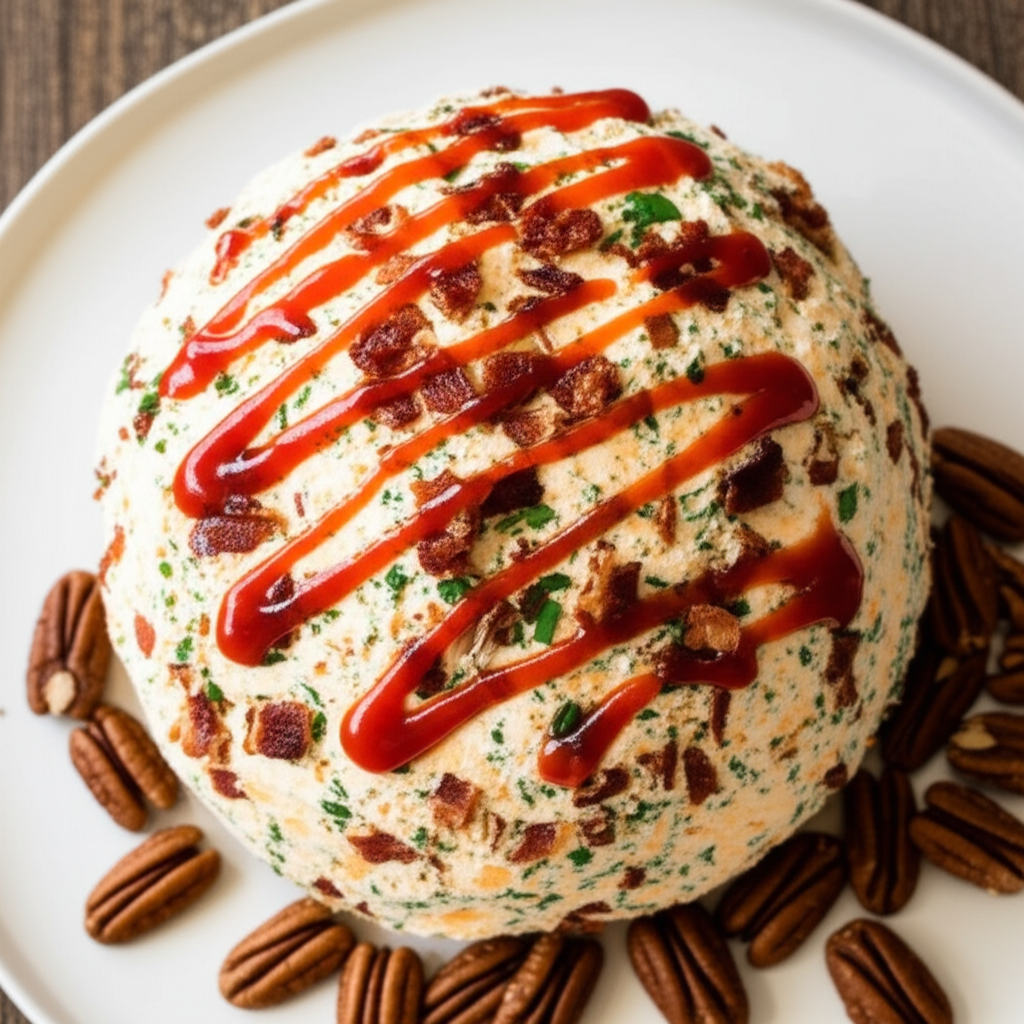 Bacon Cheddar Cheese Ball Spread Recipe - Easy & Delicious | Forktionary