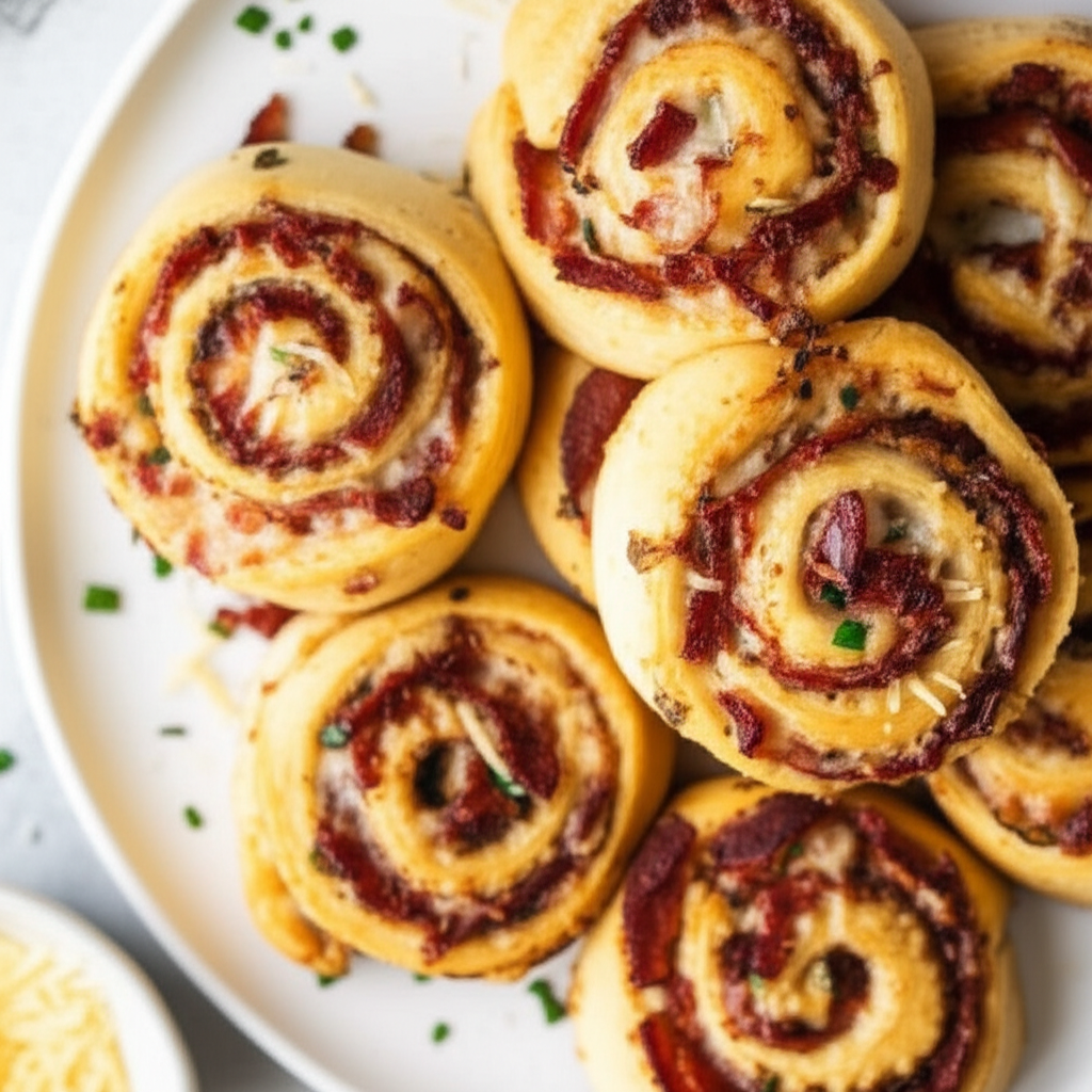 Bacon Cream Cheese Cocktail Swirls Recipe - Easy & Delicious | Forktionary